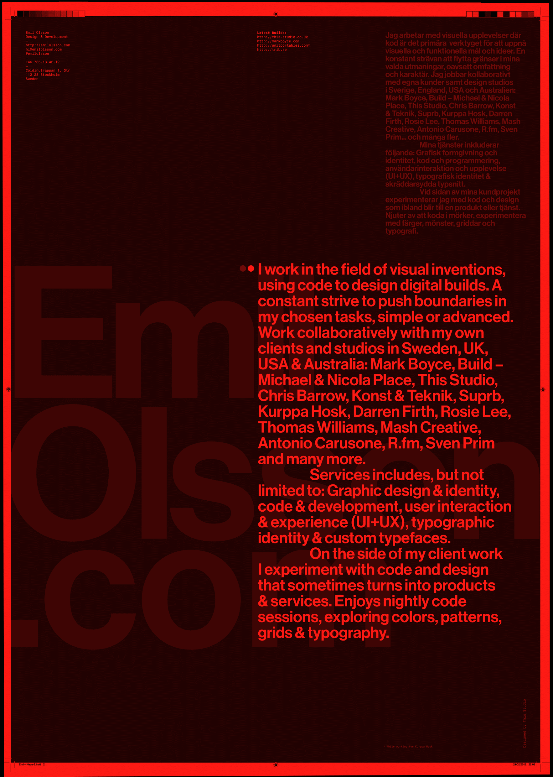 Posters — David Bennett